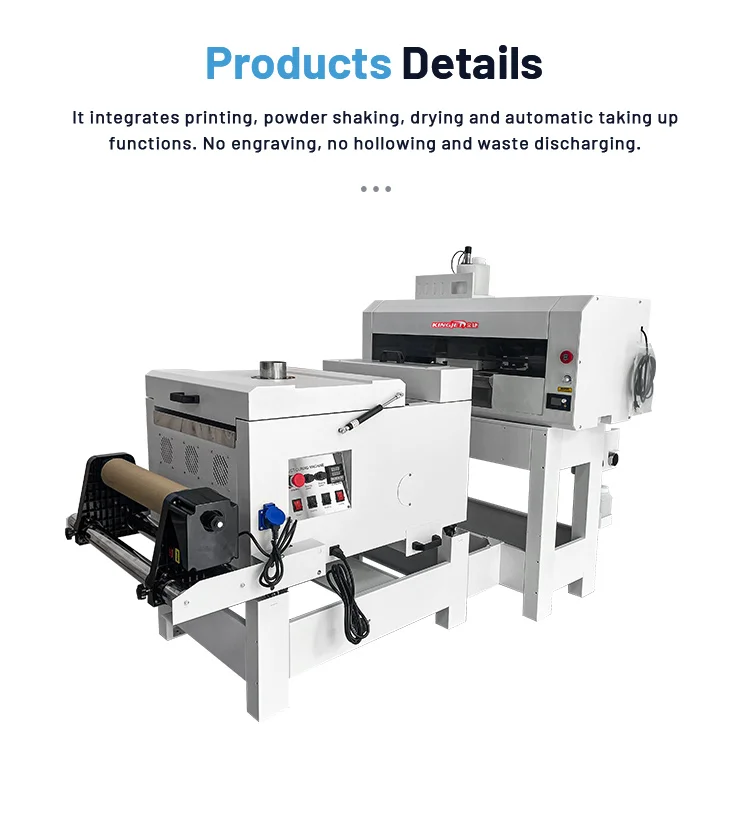 A3 Dtf Printer Printing Machine Transfer Xp600 A4 with Powder Shaking ...
