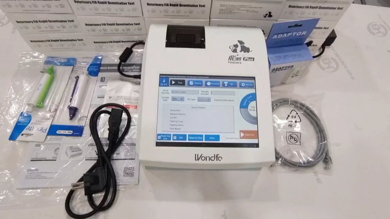 Wondfo Yg101 Pet Vet Fluorescence Immunoassay Analyzer Progesterone ...
