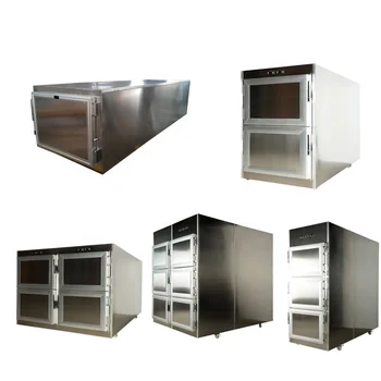 Ga303 Medical Cadaver Funeral Coffin Stainless Steel 3 Bodies Mortuary ...