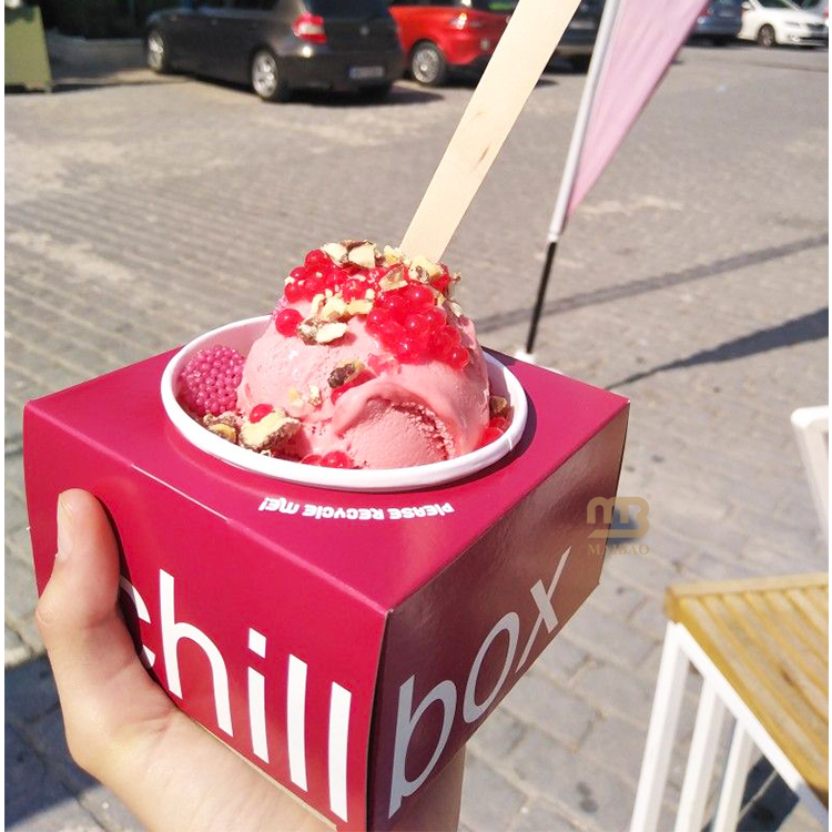 Wholesale Takeaway Ice Cream Box - Custom Dessert Packaging