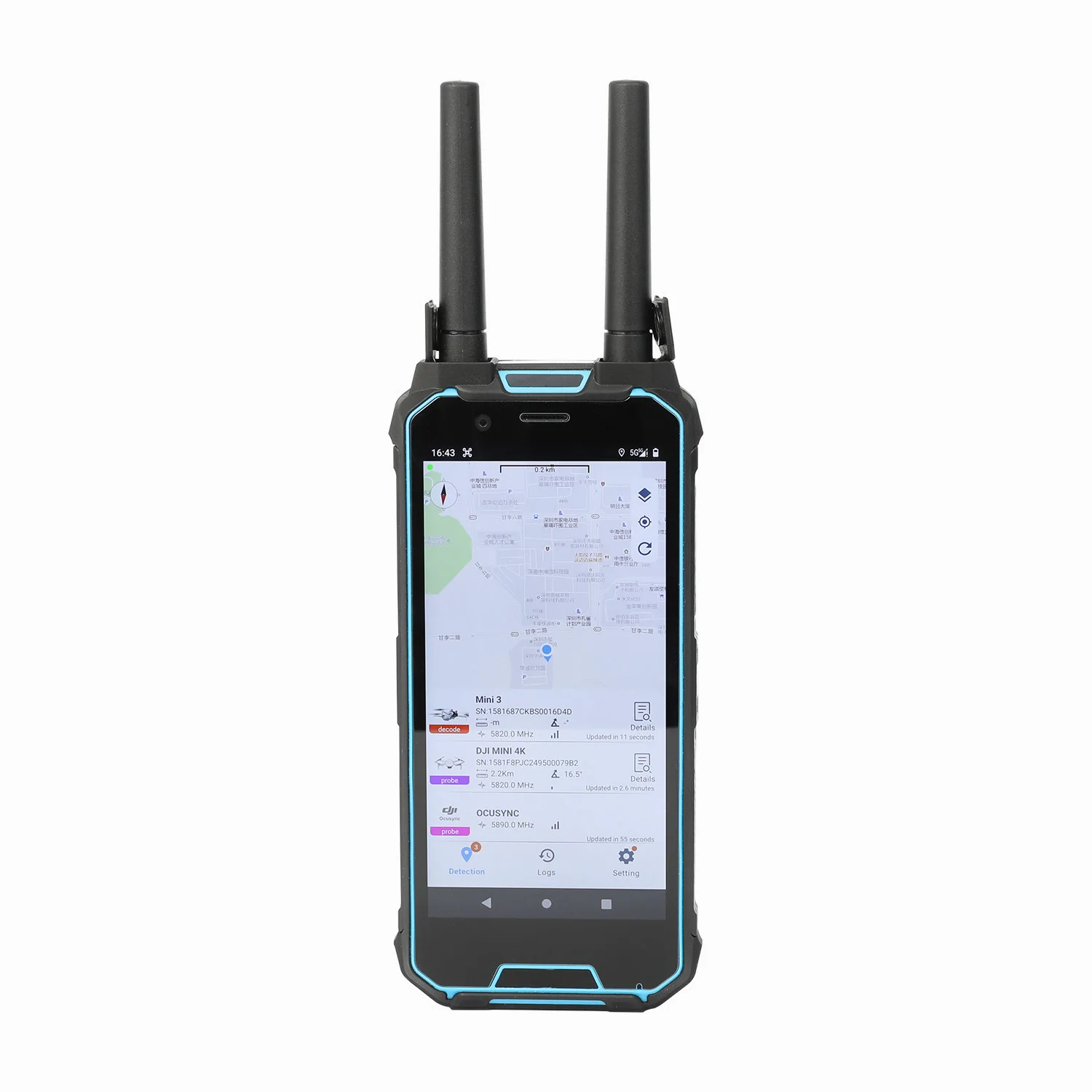 100mhz-6ghz Portable UAV Detector - Identify Drones Easily