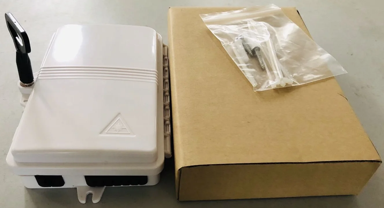 Terminal Nap Box Ftth Wall Mount 4port 4 Core Optical Fiber ...