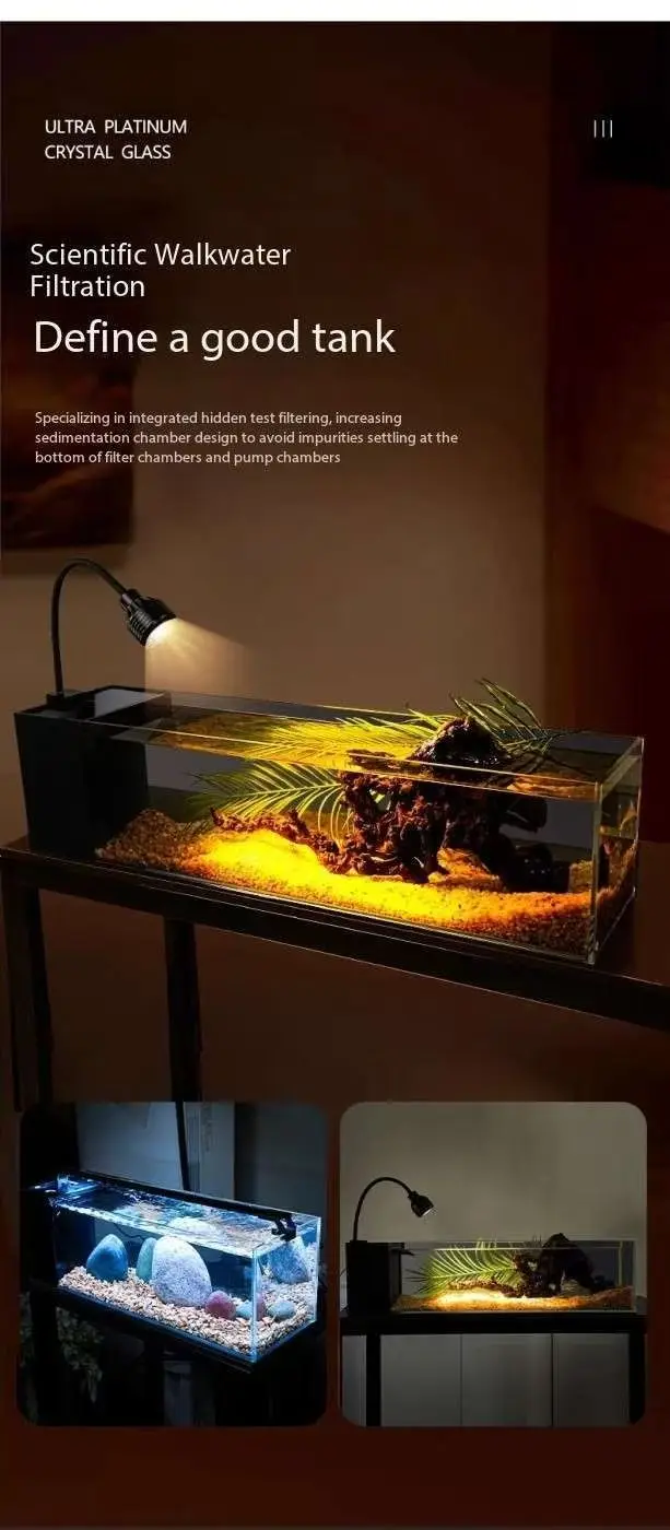 Wholesale Aquarium Medium and Small Ultra white Glass Landscaping Fish ...