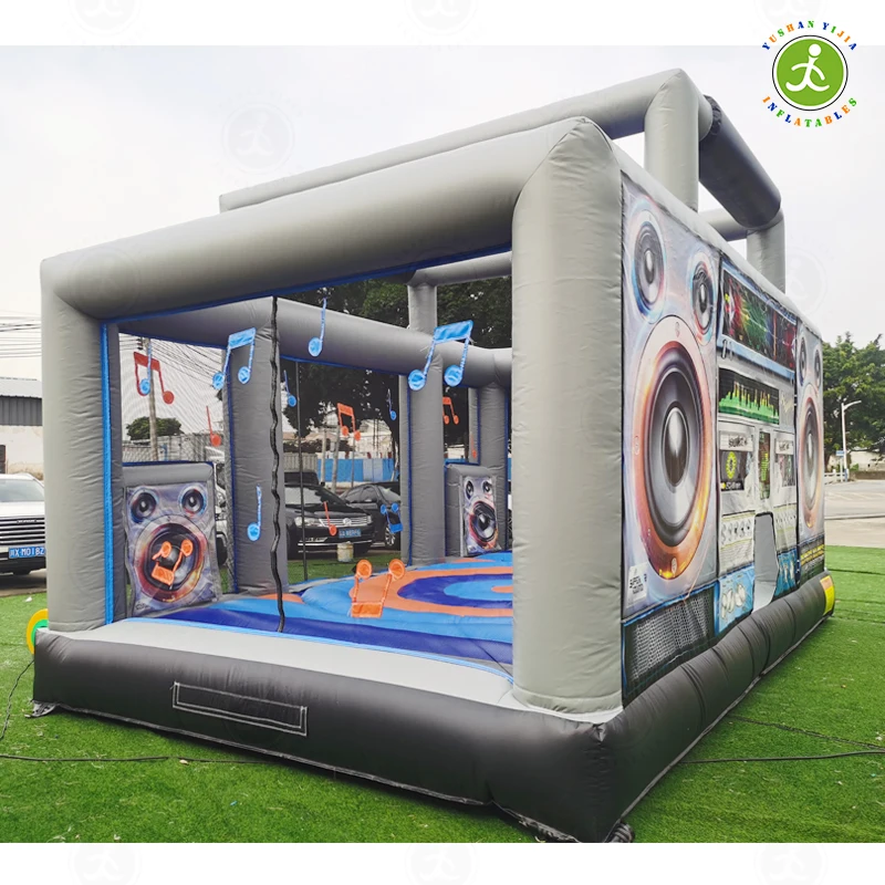 Giant Boom Box Inflatable With a Massive Jumping Area Disco Dance ...