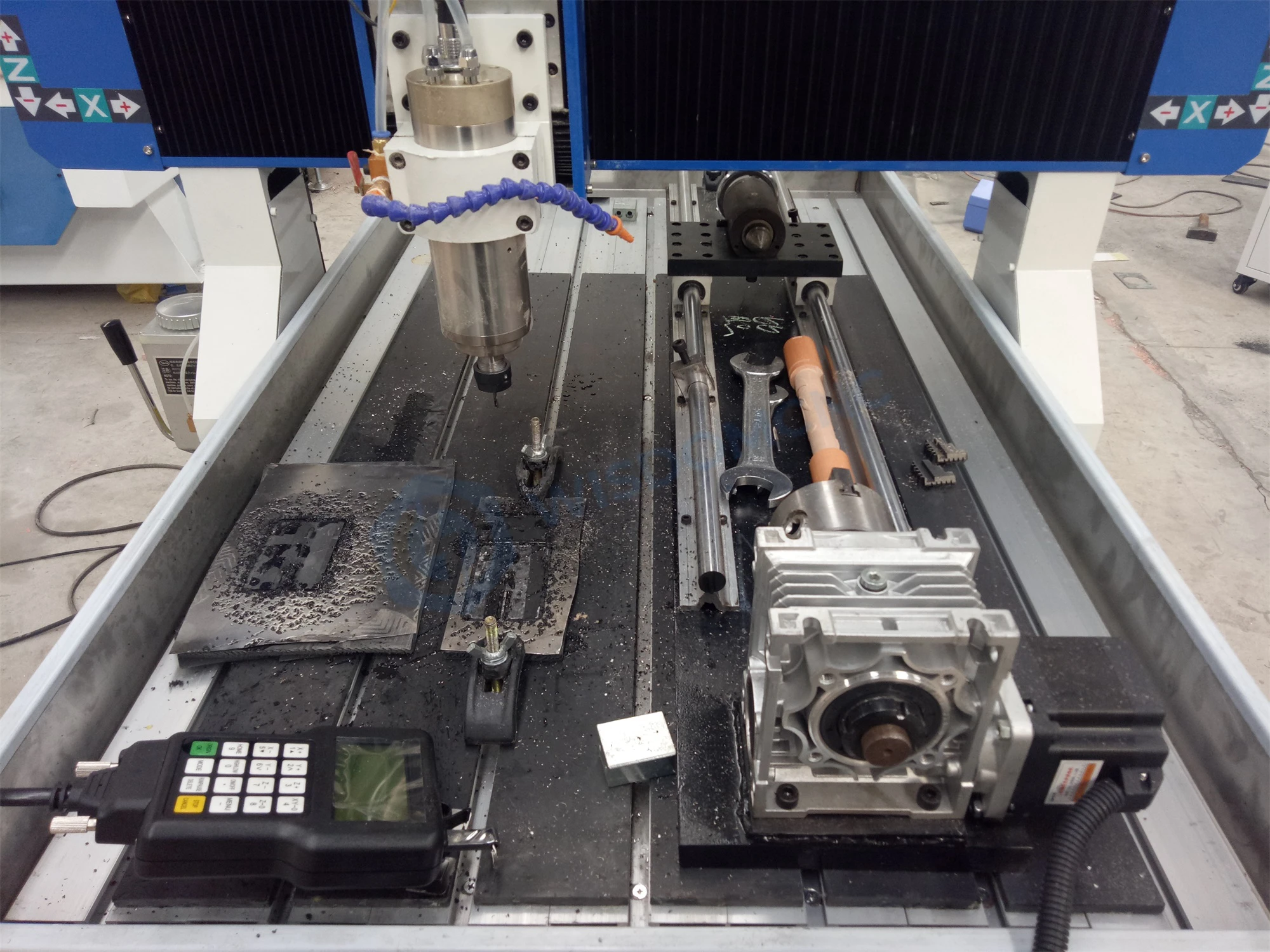 Rotary Device 4 Axis 6090 CNC Milling Machine for Metal Engraving