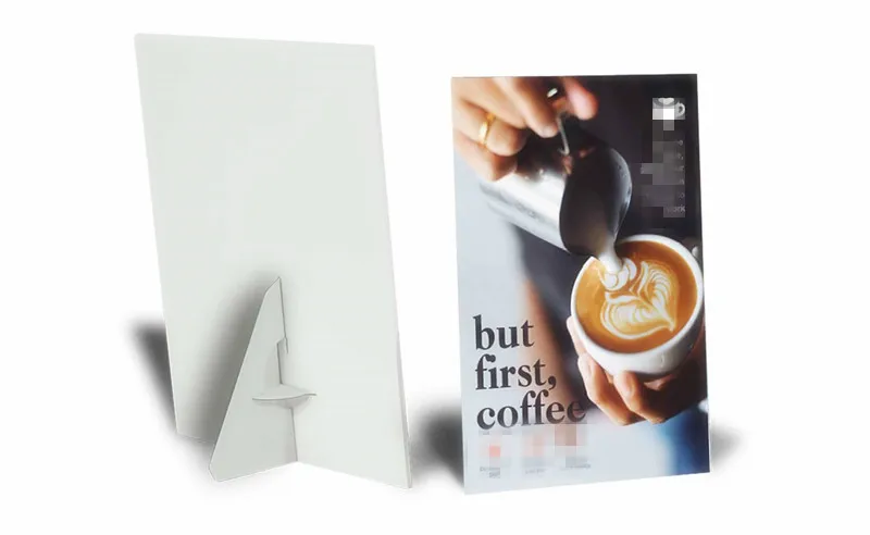 High Quality A4 A5 Cardboard Sign Advertising Display