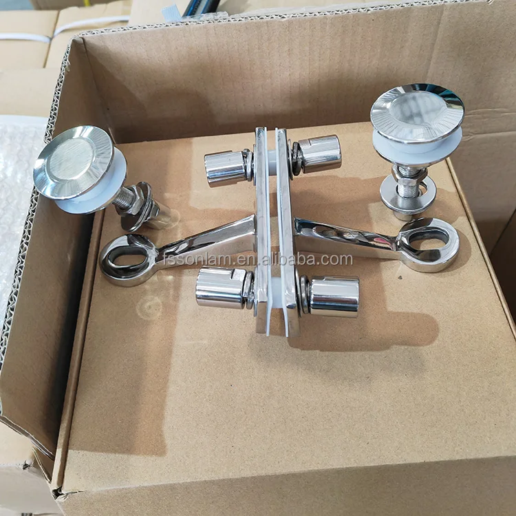 Curtain Wall 4 Arms Stainless Steel Glass Fin Spider Routel Connector ...