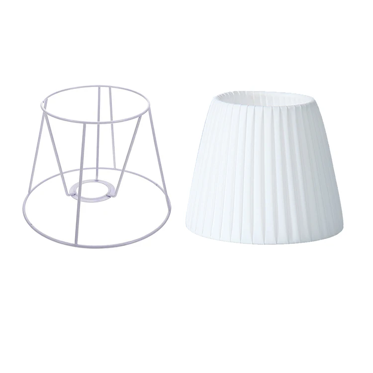 Modern Lampshade Rings Round Lamp Shade Kit Metal Wire Frame With ...