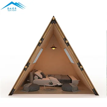 Outdoor Triangle Tent Luxury Camping Tent Oem Customized Fabric Layers ...