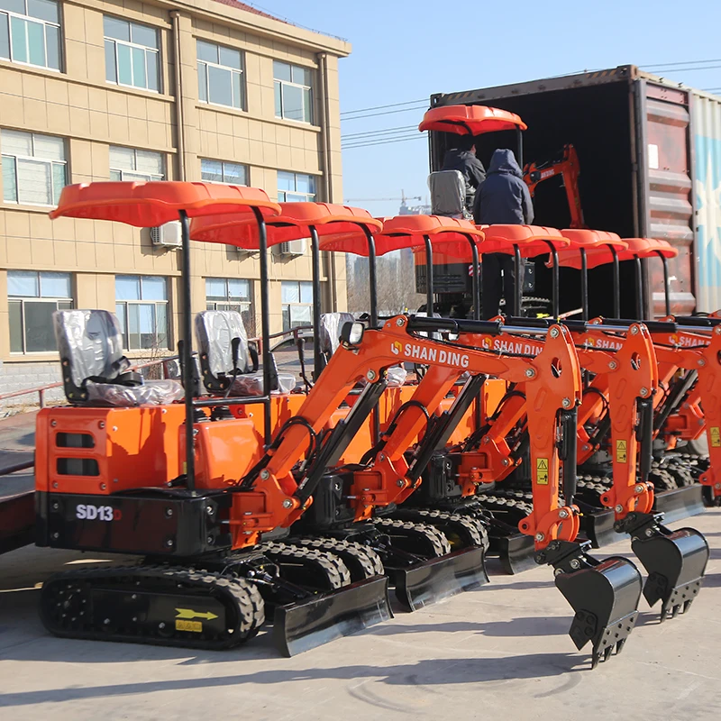 Shanding10 1ton 2ton 3tonne Retro Escabadora Diesel Excavator Epa Mini ...