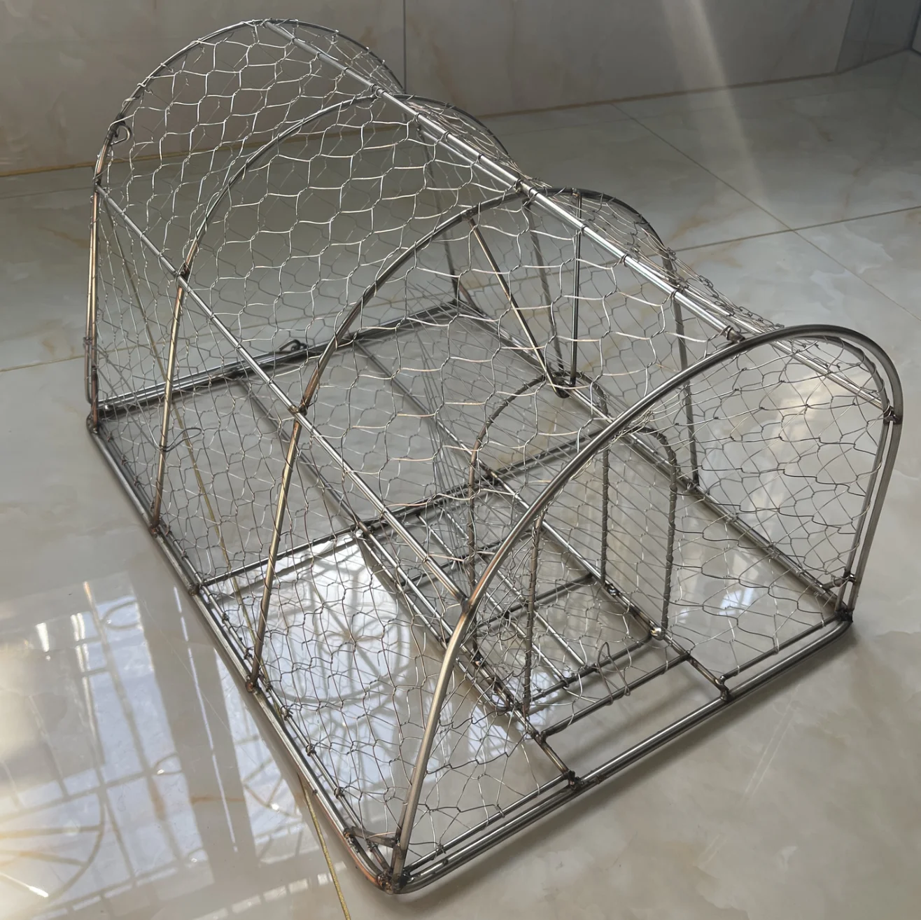 55*43cm Vinyl Dipped Steel Mesh Trap Specifically Designed For Crab ...