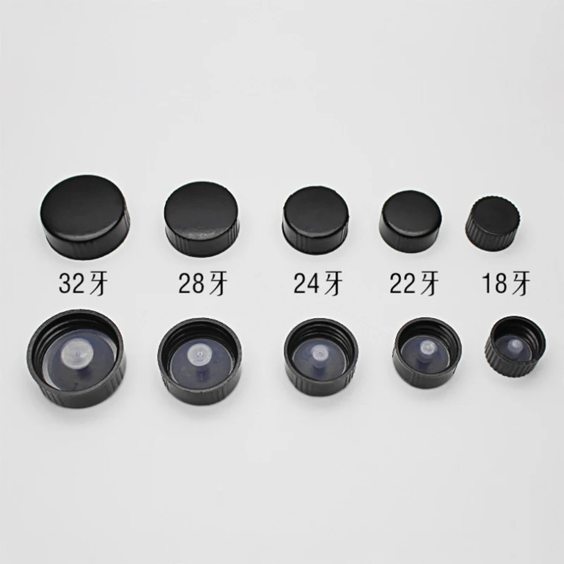 18mm 20mm 22mm 24mm 28mm 33mm Black Plastic Poly Cone Cap Bakelite ...