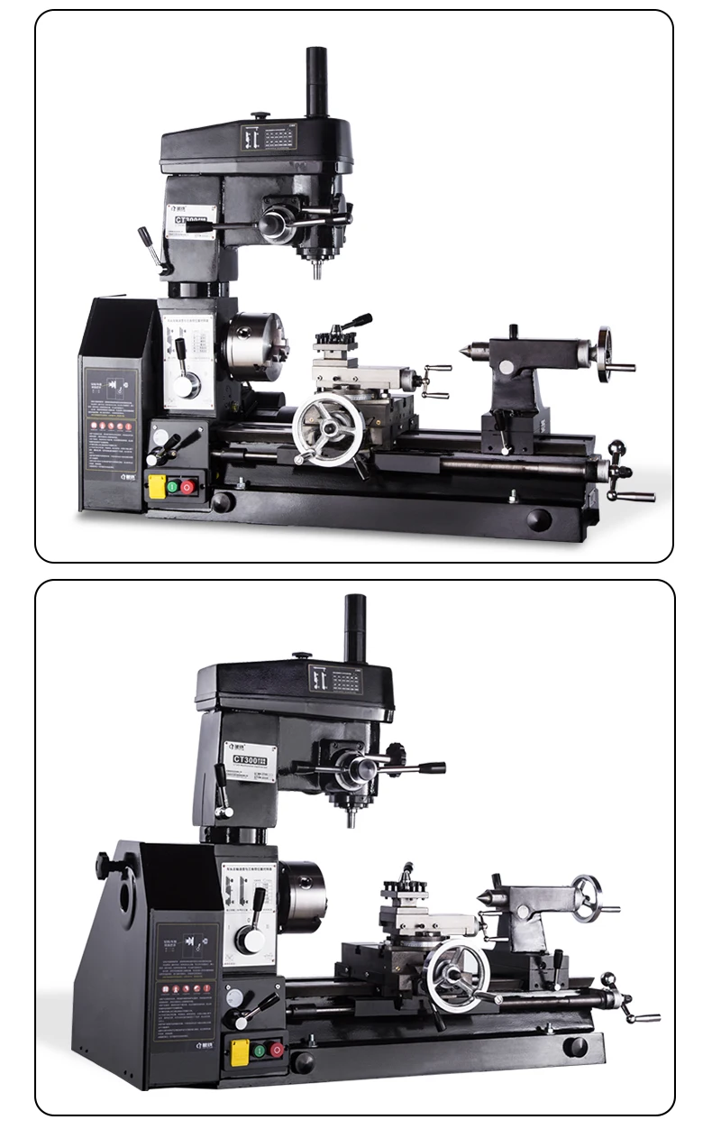 CT300 Mini Lathe and Milling Machine - Precision and Durability