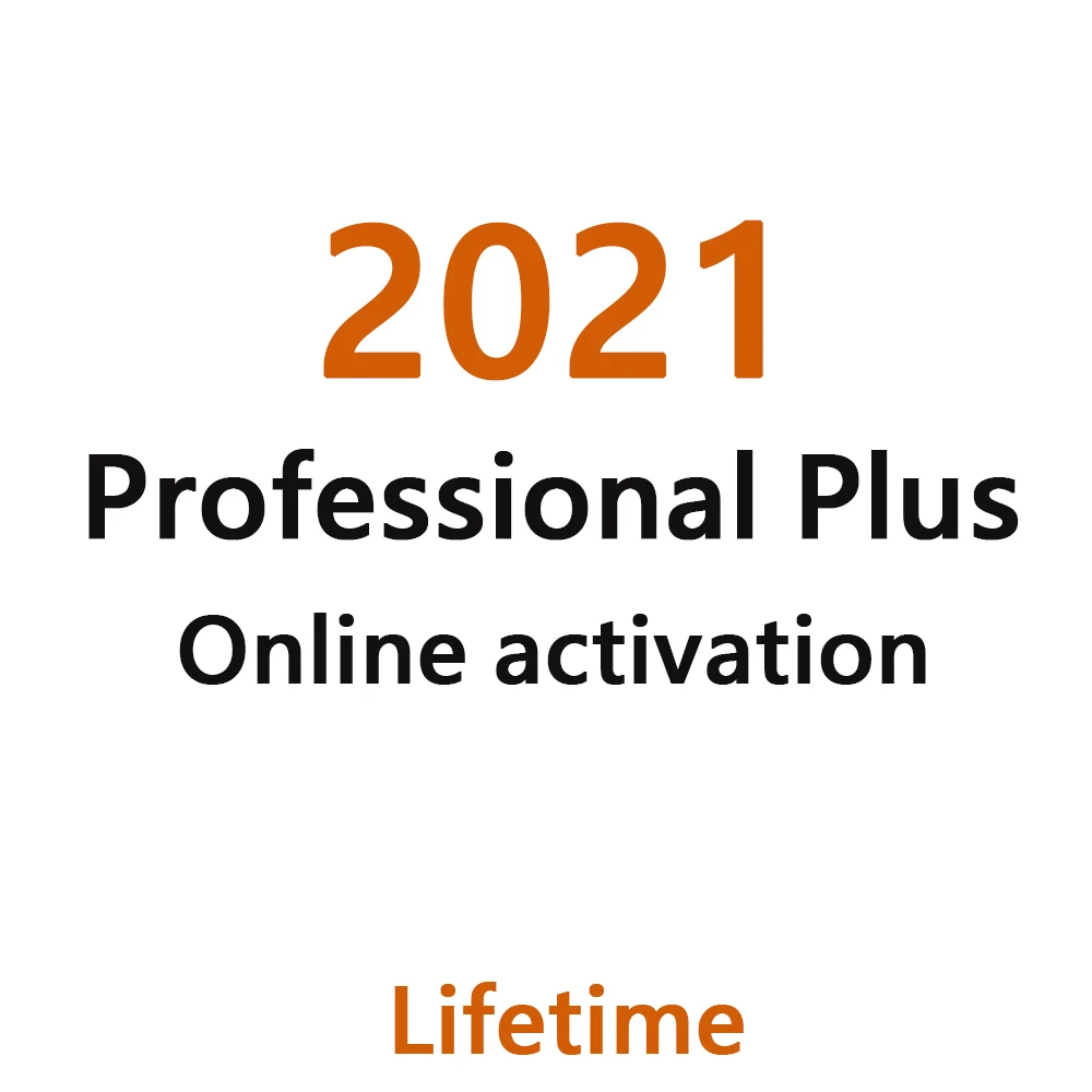 Genuine 2021 Professional Plus Key 100% Online Activation 2021 Pro Plus ...