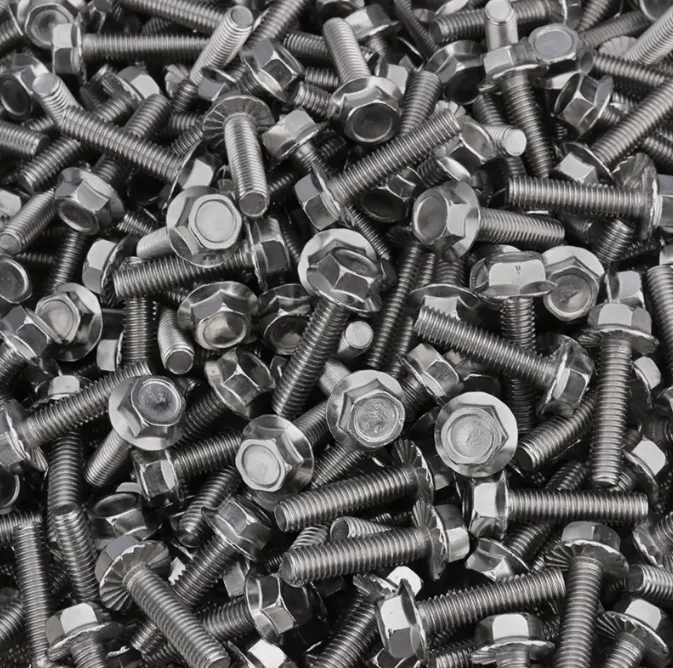 M6 M8 M10 M12 M14 M16 M20 Stainless Steel Hex Flange Bolt A2 A4 Flange ...