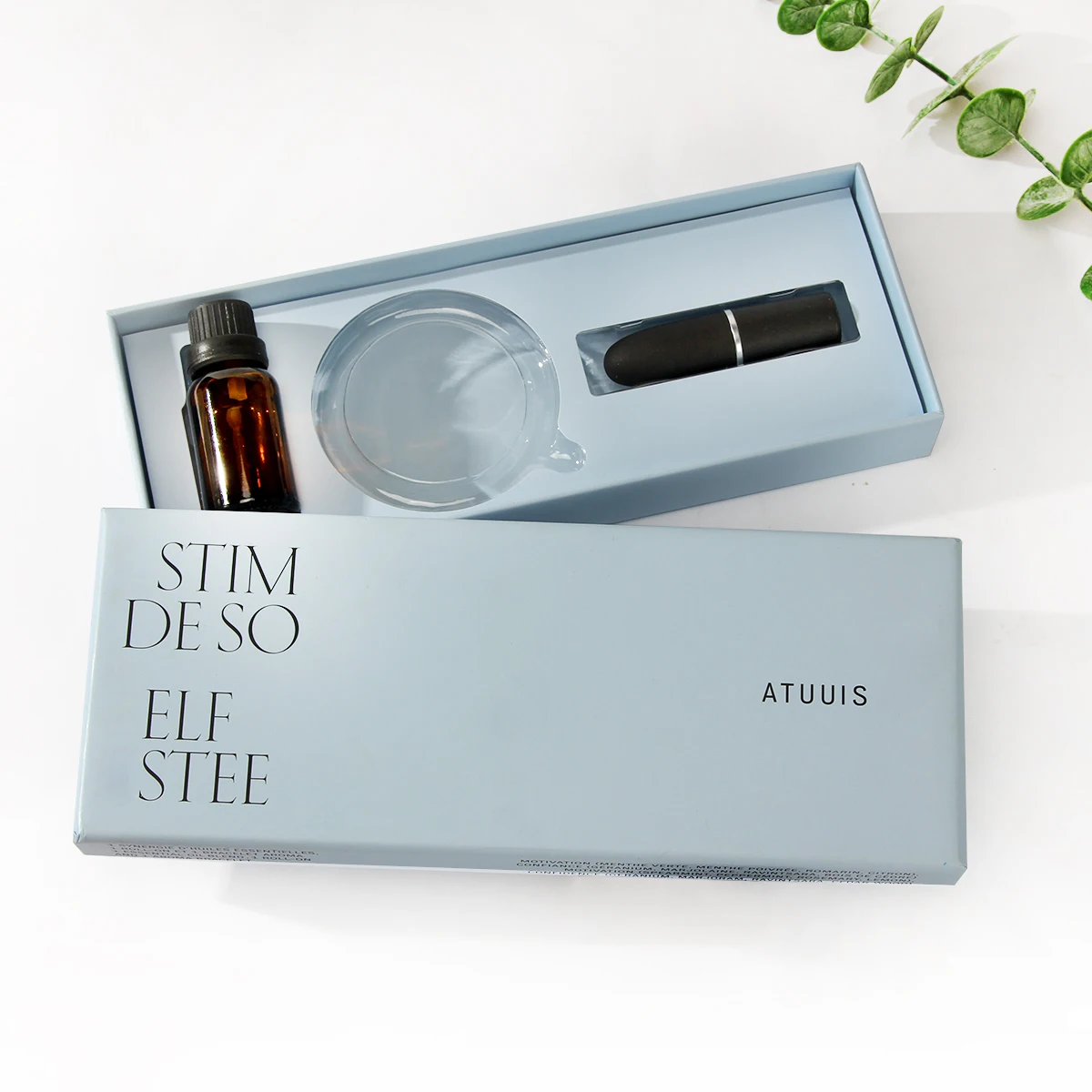 Gray Board Foldable Skin Essence Box Makeup Tool Metal Gift Box ...