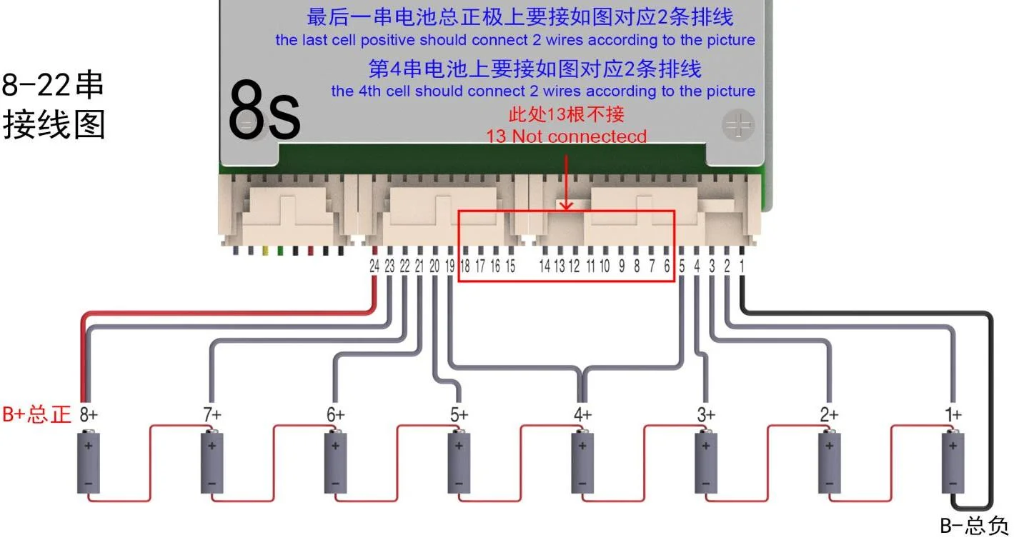 Ant Smart Bms 8-22s 130a 325a Ant Smart Li-lon Lifepo4 Lto Bms With Lcd ...