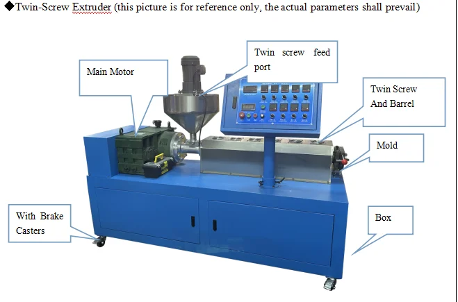 Lab Use Mini Extruder Twin Screw Masterbatch Making Machine| Alibaba.com