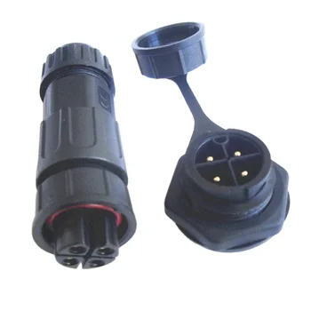 Llt M19 Rgb Led Waterproof Connector Ip68 2 3 4 Pin Female Plugs And ...