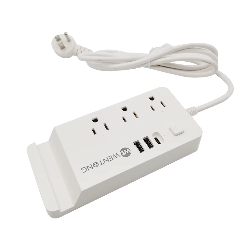 Surge Protected Extension Lead With Usb Pd Charger Port Multi Socket Us ...