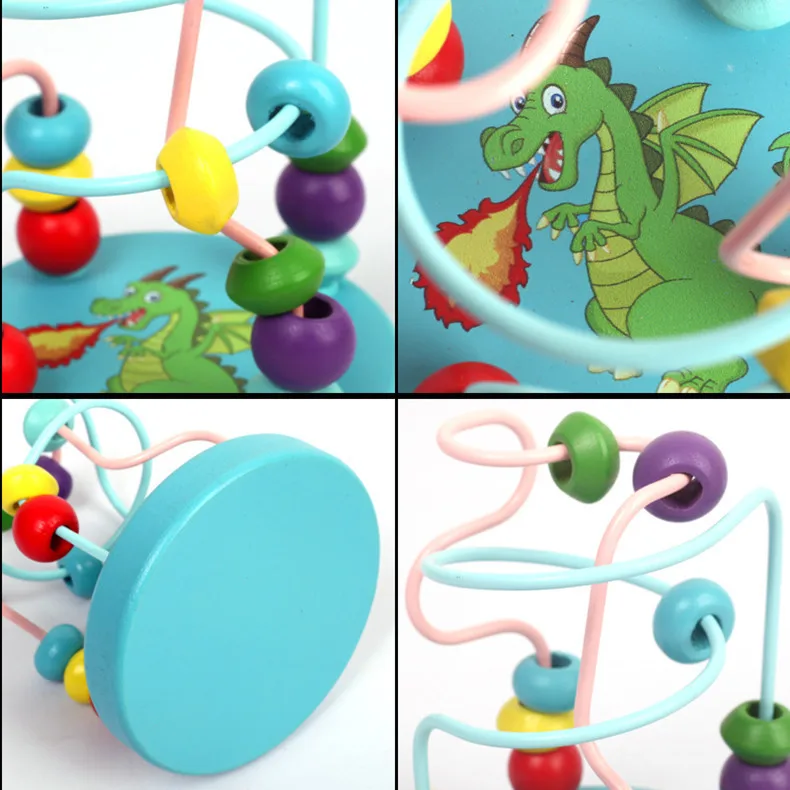 Preschool Activity Educational Puzzle Games Abacus Wooden Toys Maze ...