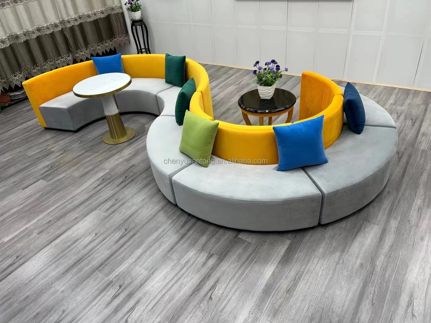 Wholesale S-shape Corner Sofa Foldable Waiting Office Waiting Leisure ...