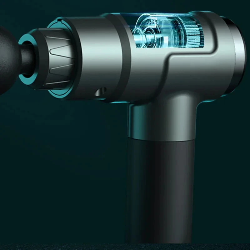 Kingworth New Advansed 7 Heads Physiotherapy Double Heads Massage Gun ...