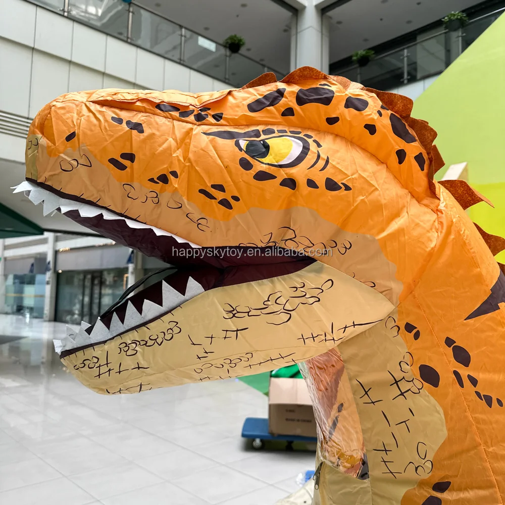 T-rex Dinosaur Inflatable Costume - Multi Color Fun