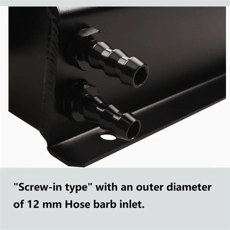 Universal Car Engine Coolant Radiator Oil Fuel Tank Catch Can