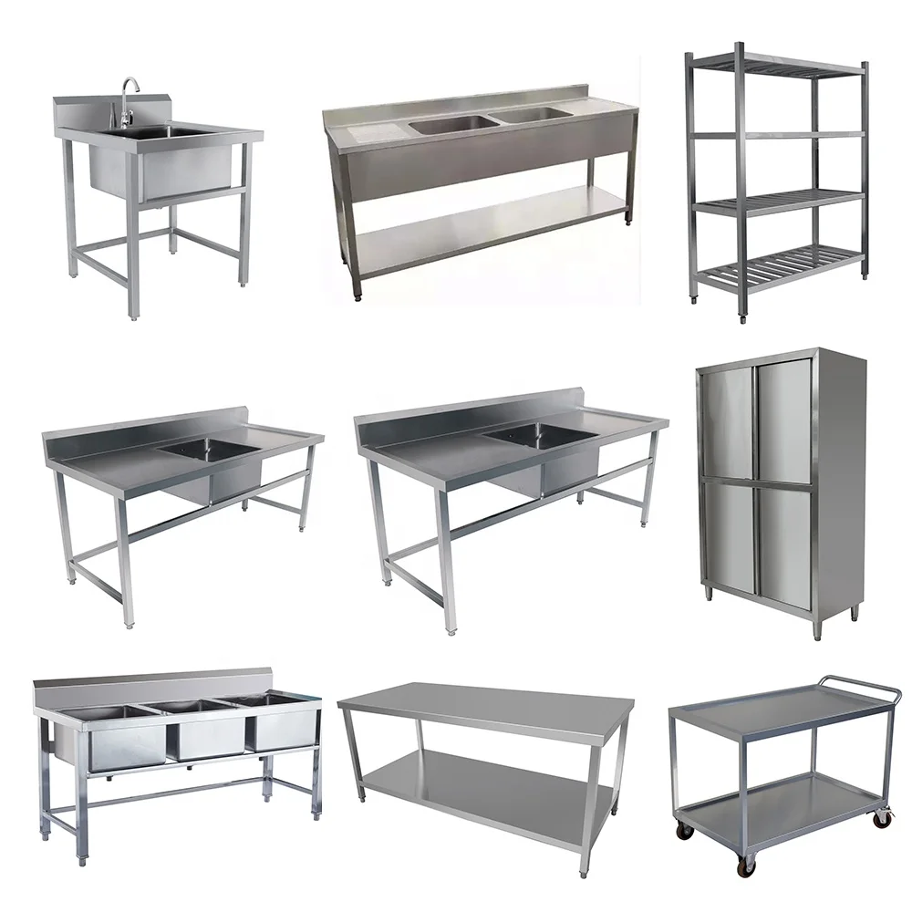 Heavy Duty Restaurant Commercial Stainless Steel Catering Kitchen ...