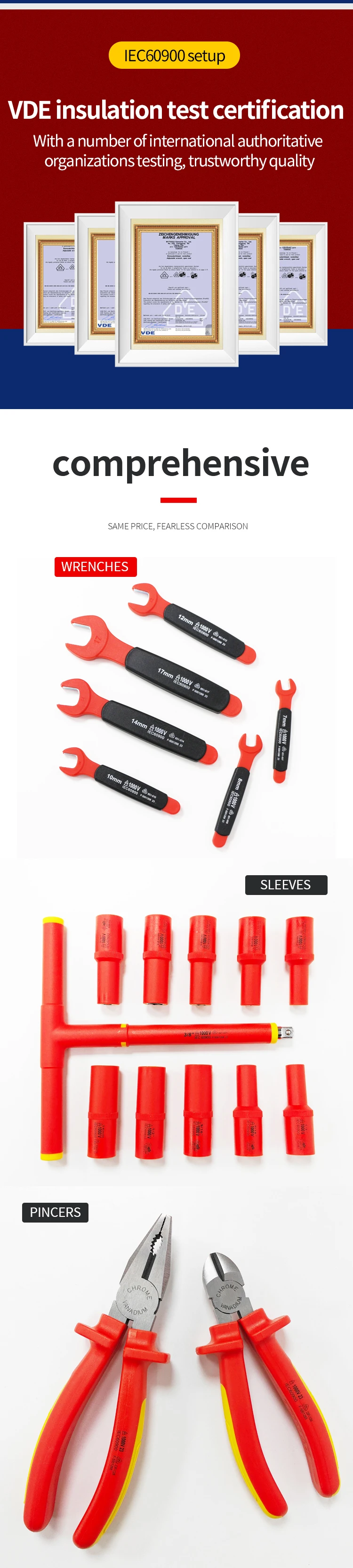 VDE Insulation Tool Kit 1000V - Essential Electrician Tools