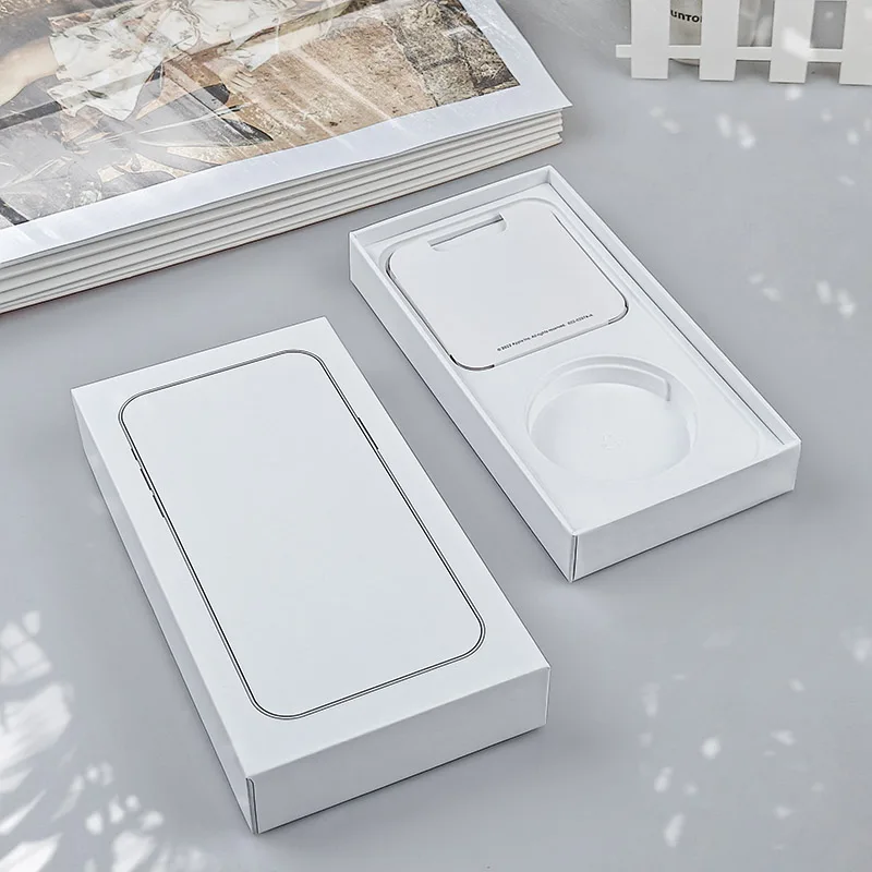 Factory Custom Universal Empty Phone Box Plain Paper Box for Iphone 13 ...