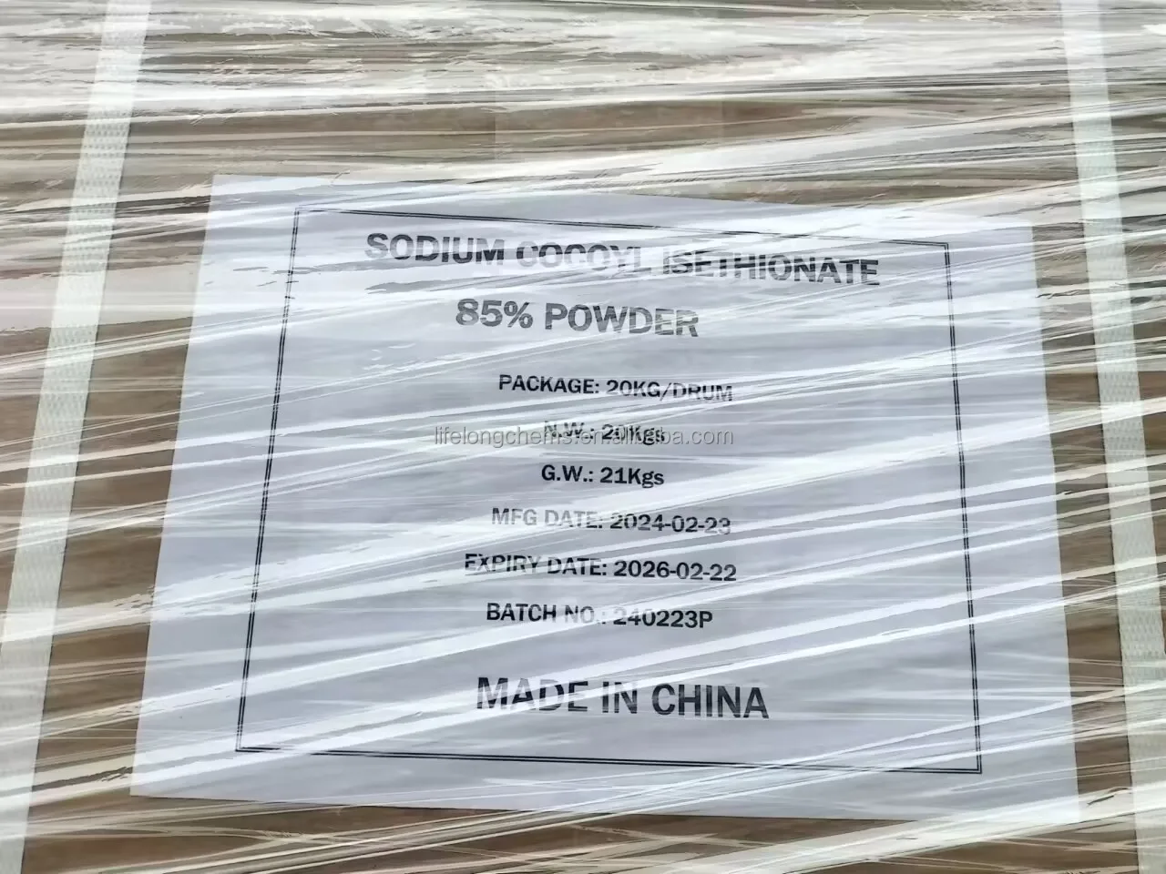 Cosmetic Grade SCI Powder - 85% Sodium Cocoyl Isethionate