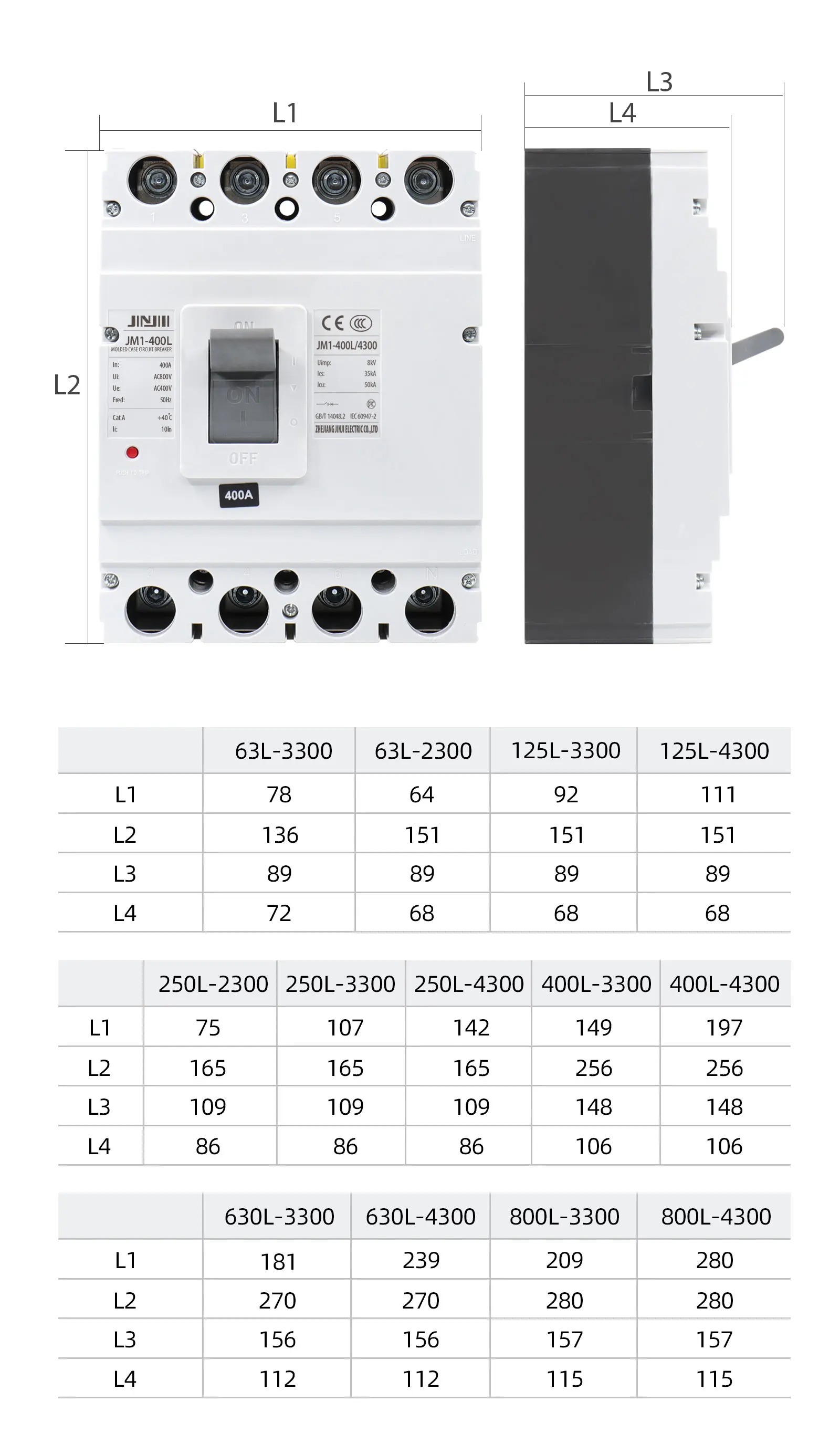 Hyundai UCB Series MCCB - High Breaking Capacity & Reliability