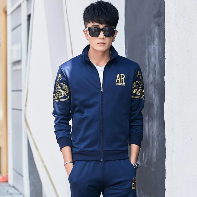 Men's Tracksuit Sportswear Sets for Spring Autumn Casual
