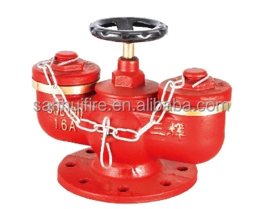 3 Way Fire Fighting Screwdown Valve - Controlled Breeching