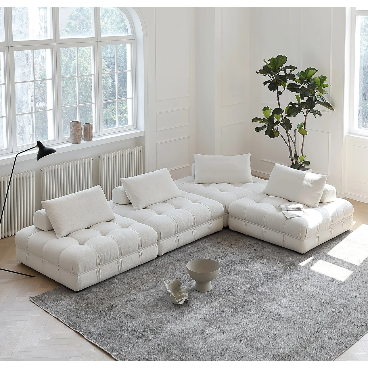 Japandi Style Estilo Modern Minimalist Couch Living Room Sofas Nordic ...
