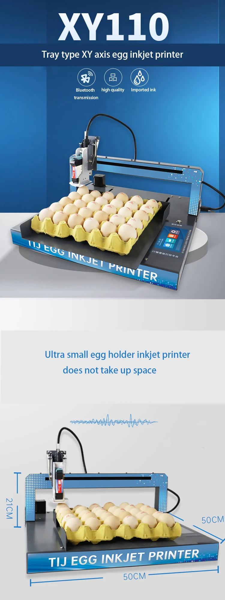 Hot Sale Farm Egg Machine Automatic Egg Coding Machine Egg Code Date Stamp Printer Printing ...