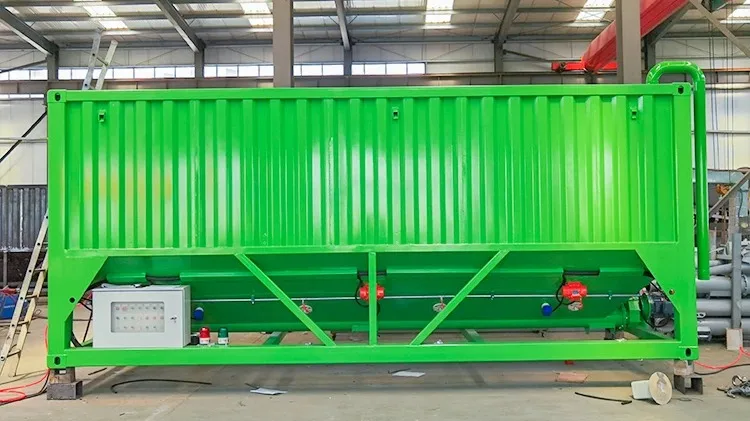 Mobile Portable Horizontal Container Type Cement Silo 30 Ton 50 Ton Fly ...