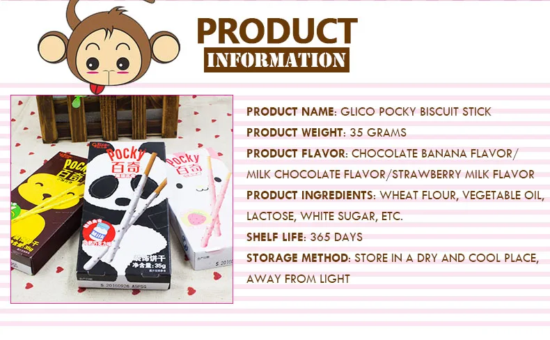 Pocky Biscuit Stick - Enjoy Chocolate and Fruit Flavors