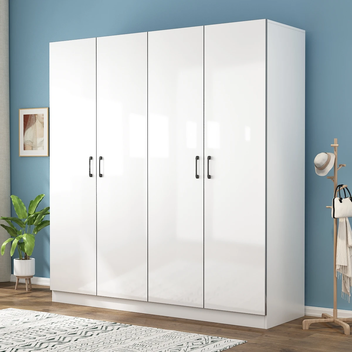 Simple MDF Wardrobe - Stylish Bedroom Storage Solution