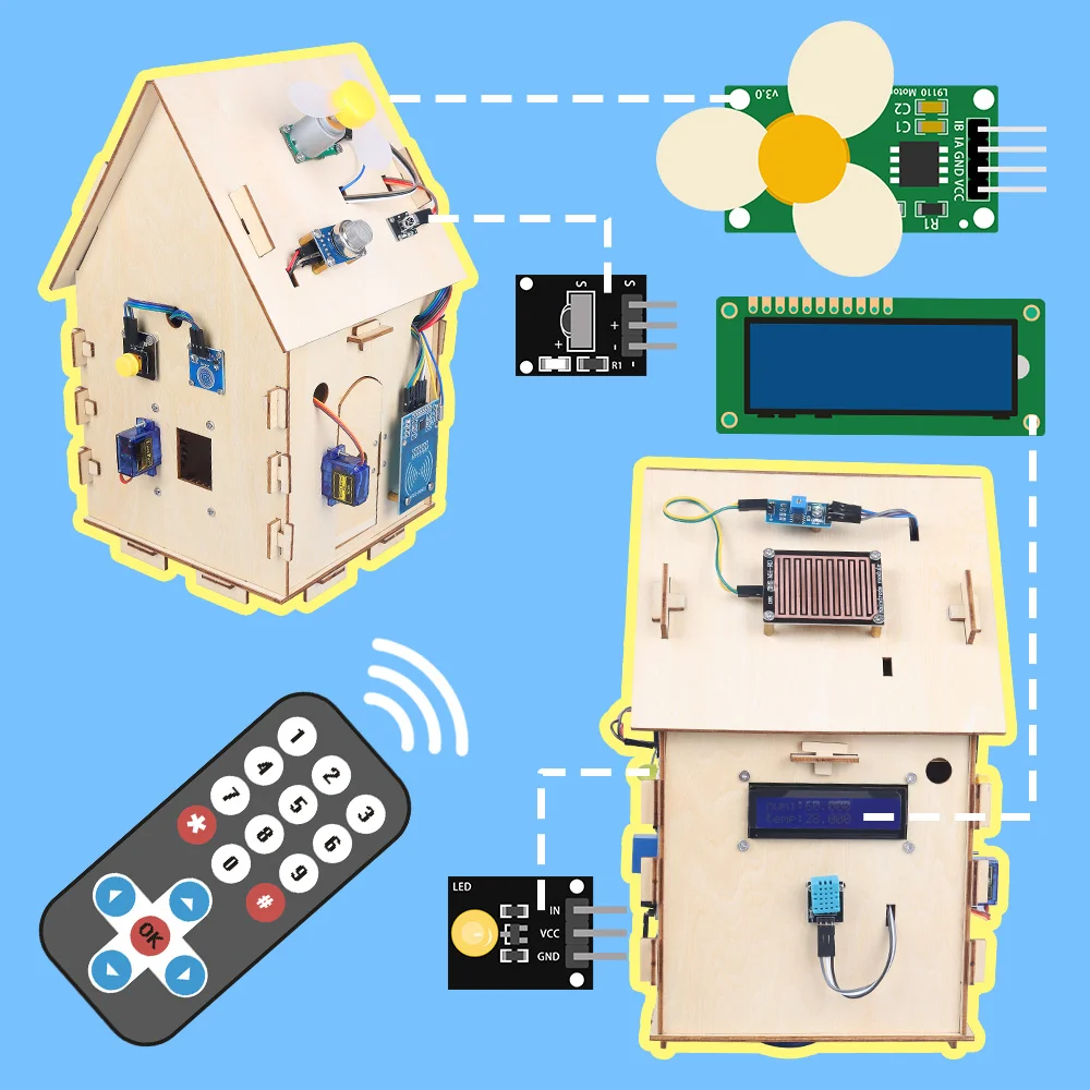 Tscinbuny Factory Iot Smart Home Sensor Kit for Arduino