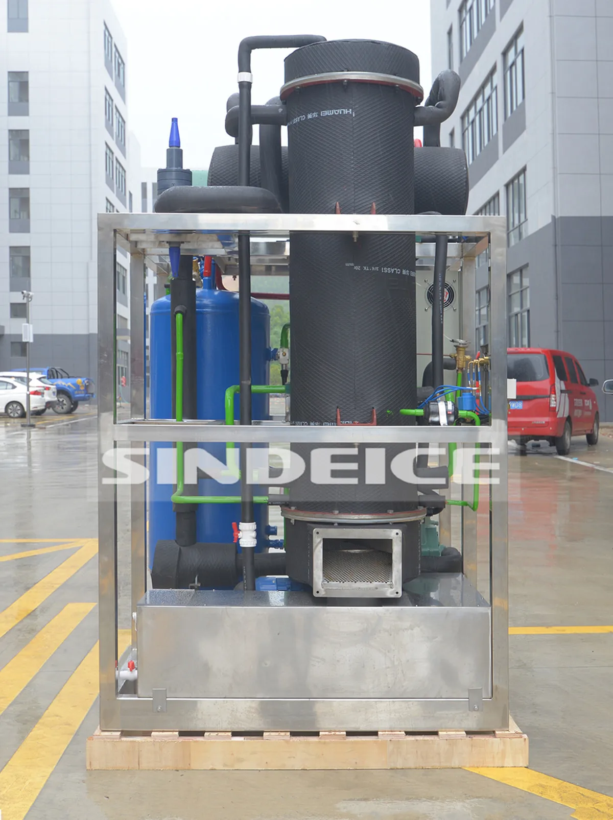 SINDEICE 3 Tons Tube Ice Machine - Efficient Ice Making
