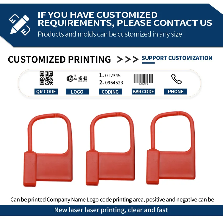Jcpl004 Tamper Proof Security Seals Disposable Padlock Mini Security ...