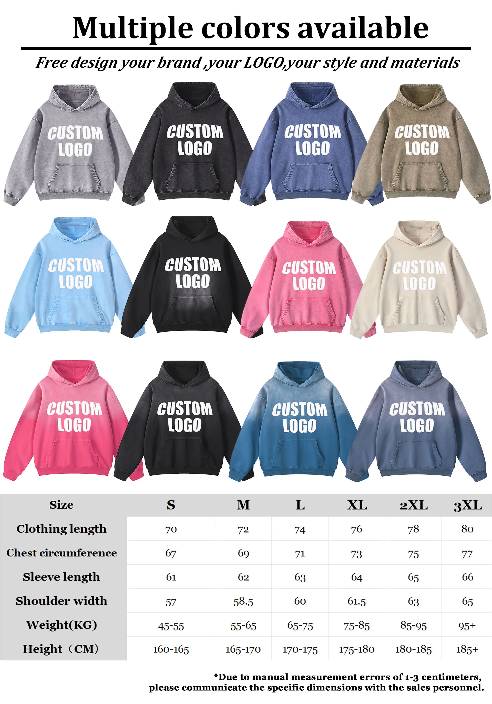OEM Customized 400Gsm Heavyweight Retro Cropped Pullover Hoodie 100% ...