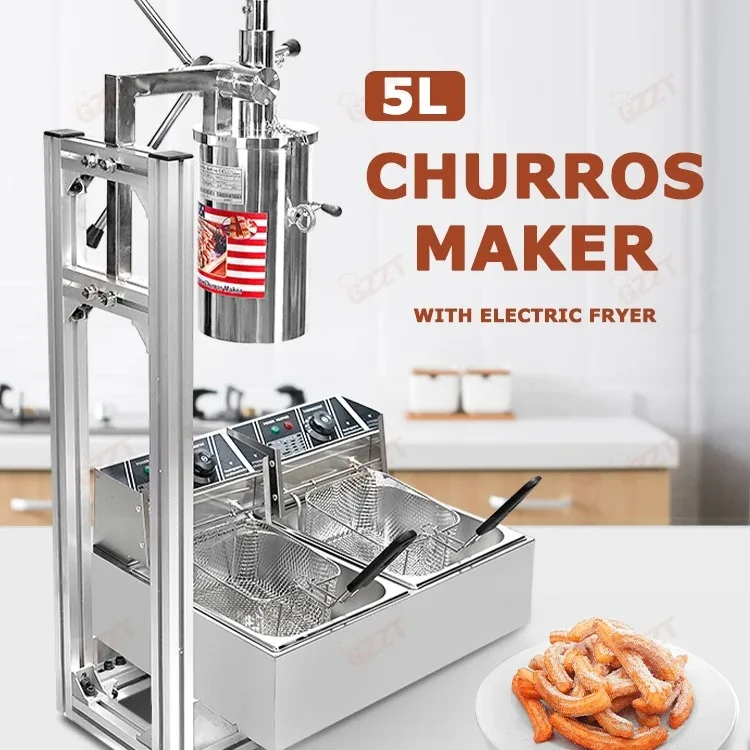 Top Sell 5l Commercial Churrera Spain Spanish Churros Making Machine ...