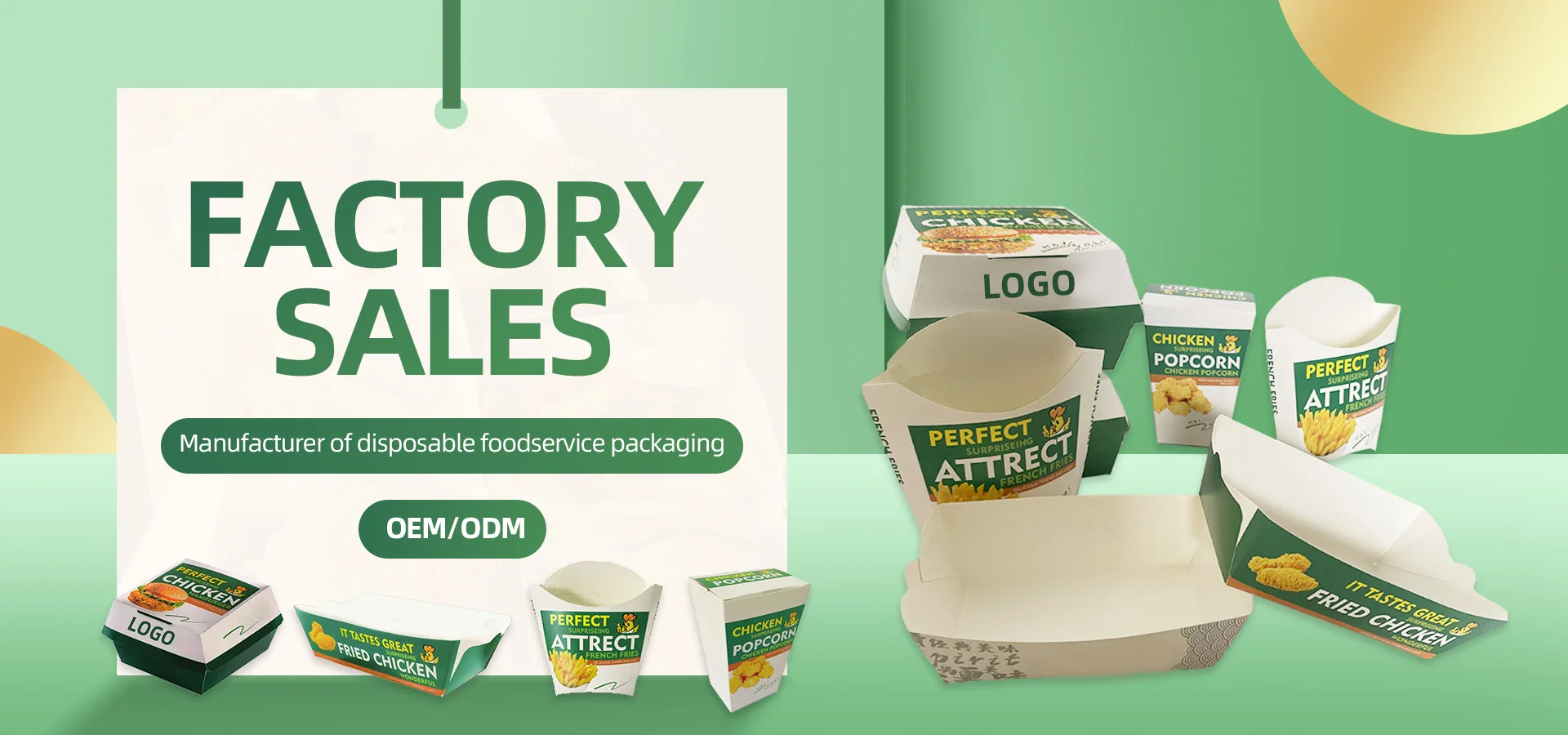 Custom Printed KFC Inspired Food Trays - Waterproof & Durable