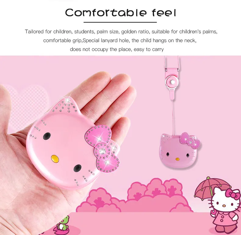 Cute Mini Girl Mobile Phone Quad Band Flip Cartoon Unlocked Kids ...