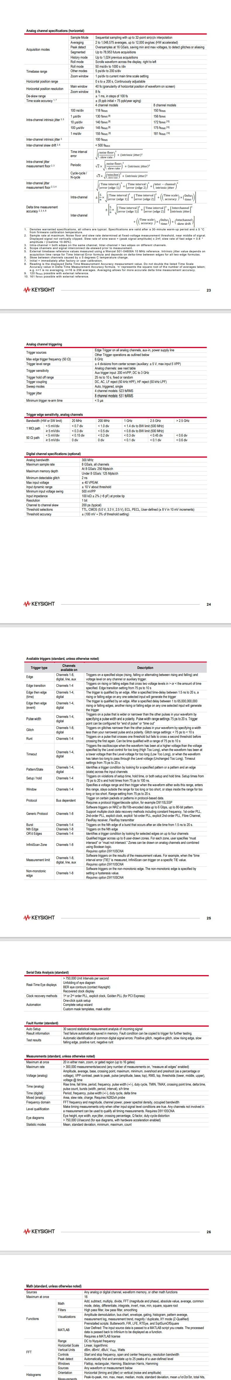 Keysight Mxr404a Infiniium Mxr-series Oscilloscope 4 Ghz 4 Channels 8 ...
