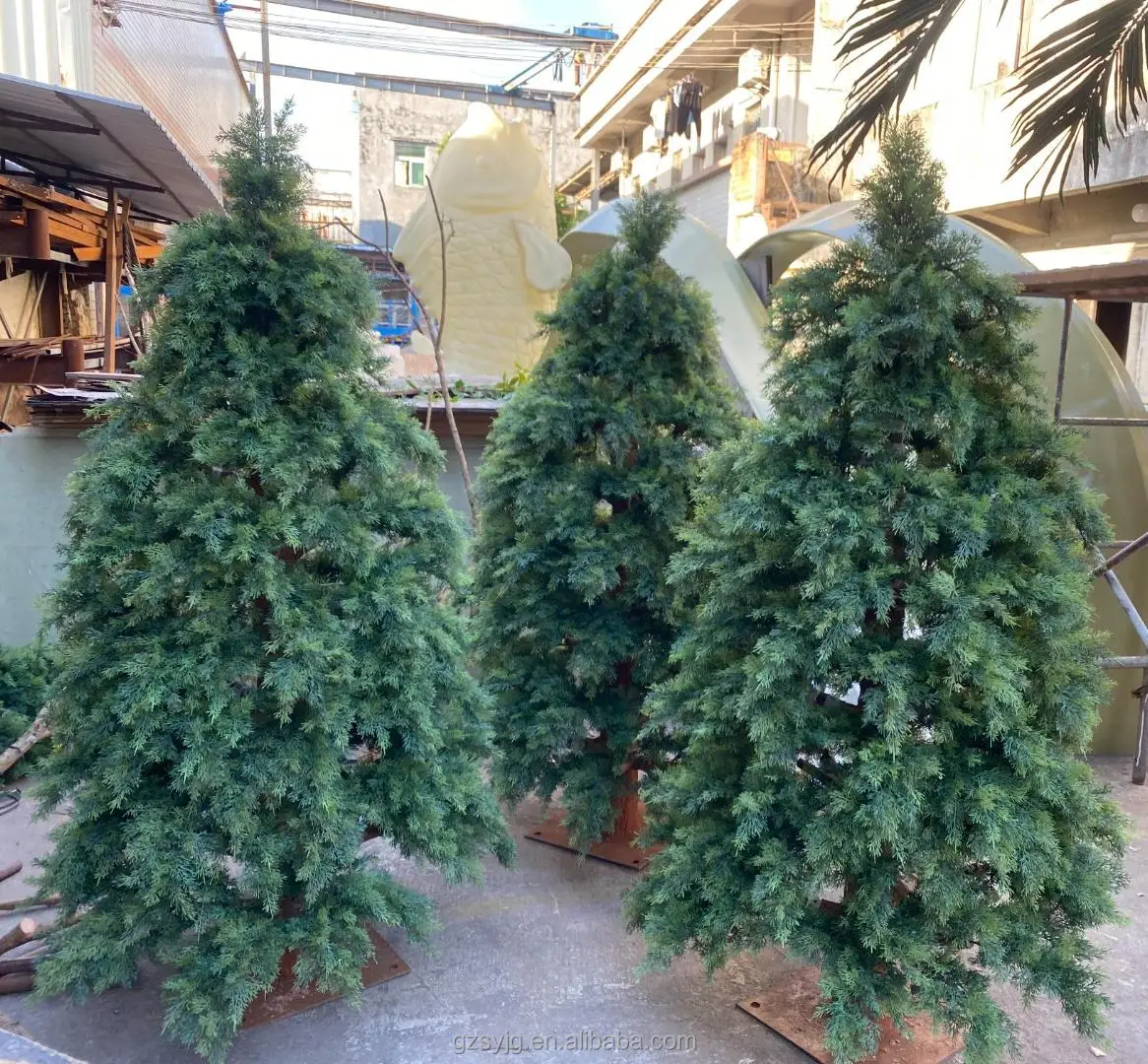 Custom Artificial Pine Cypress Tree Decorative Tree Christmas Tree ...